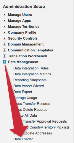 Dataloader: Install Directions