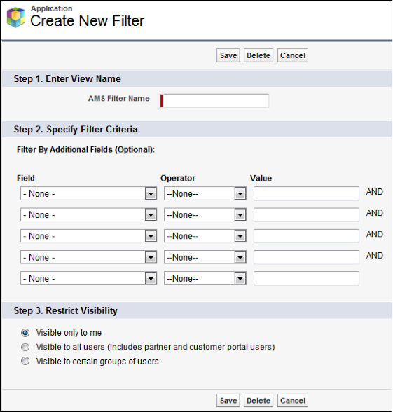 Creating Custom List Views in the Enhanced Applicant Management System